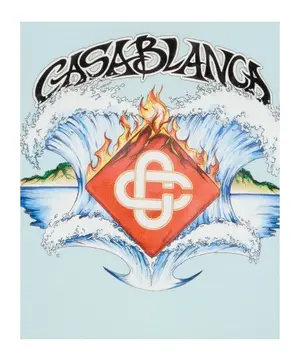 Casablanca Waves Graphic T-shirt