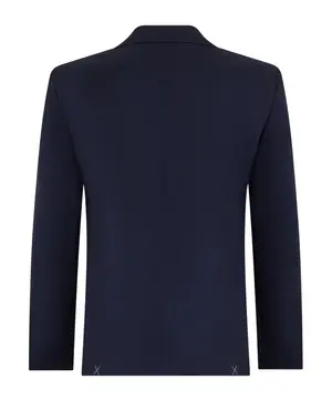 Canali Single-breasted Wool Suit - Black