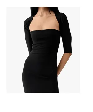 Jacquemus Square Neck Maxi Dress