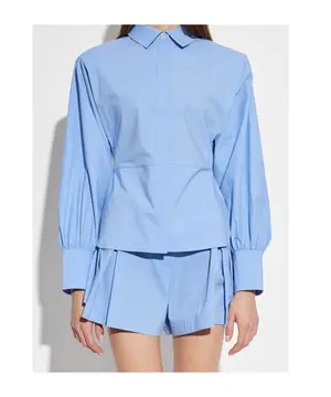 IRO PARIS Puff Sleeve Button-down Shirt