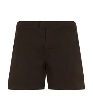 Zegna Mid-length Swim Shorts - Black
