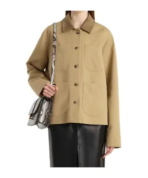 Khaite Single-breasted Jacket With Patch Pockets - Wheat