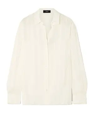 Theory Striped Jacquard Shirt - Ivory