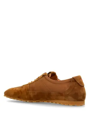 AeydĒ Lace-up Patchwork Low-top Sneakers - Brown