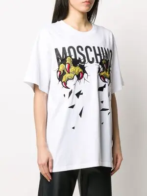 Moschino Monster Claw Print T-shirt