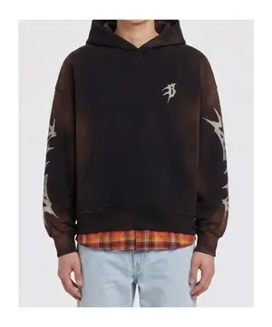 BARROW Graphic Patch Hoodie - Black