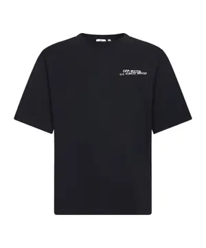 Off-White Text Arrow Print T-shirt - Black