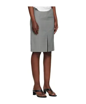 Our Legacy Siren Plaid Midi Skirt