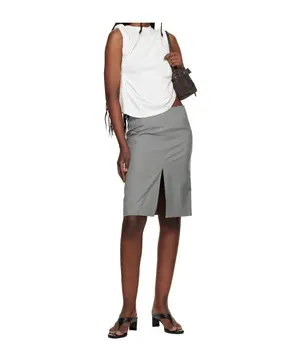 Our Legacy Siren Plaid Midi Skirt