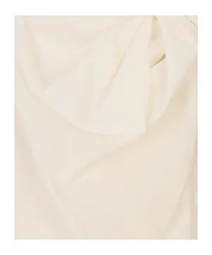 Fabiana Filippi Sleeveless Draped Top With Bow Neckline