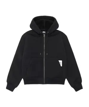 StÜssy Long-sleeved Zippered Hooded Sweatshirt