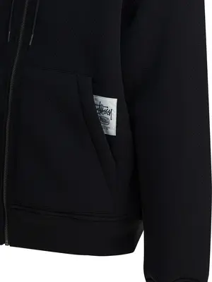 StÜssy Long-sleeved Zippered Hooded Sweatshirt