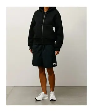 StÜssy Long-sleeved Zippered Hooded Sweatshirt