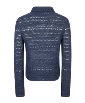 Fabiana Filippi Crochet Zip Knitted Jacket
