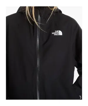 The North Face Dryvent Waterproof Hooded Zip Jacket - Black