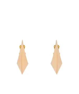 Alaïa Triangle Clip-on Earrings - Yellow