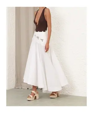 Zimmermann Luna Applique Maxi Skirt