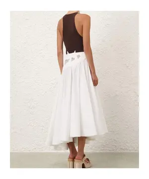 Zimmermann Luna Applique Maxi Skirt