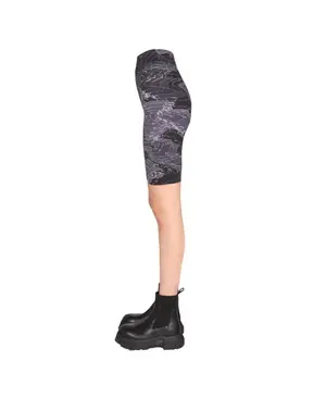 Alexander McQueen Graphic Printed High-waisted Cycling Shorts - Nude