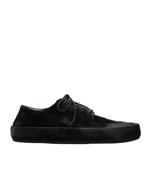 Marsèll Lace-up Round Toe Derby With Distressed Upper