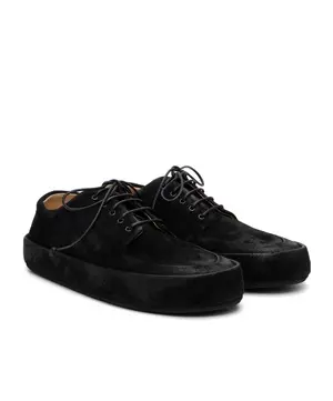 Marsèll Lace-up Round Toe Derby With Distressed Upper