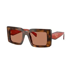 Prada Square Frame Sunglasses - Juniper Tortoiseshell
