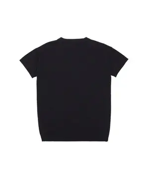 Max Mara Round Neck Short Sleeve Embellished Pullover