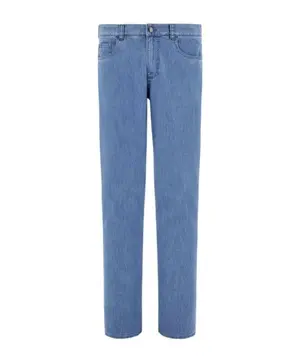 Canali Mid Rise Jeans For Men