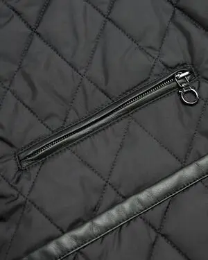 FERRAGAMO Quilted Casual Jacket - Black