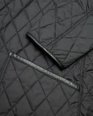 FERRAGAMO Quilted Casual Jacket - Black