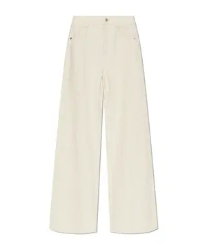 Cult Gaia Jeans With Belt Loops - White