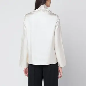 LOULOU STUDIO High-neck Shirt With Drawstring