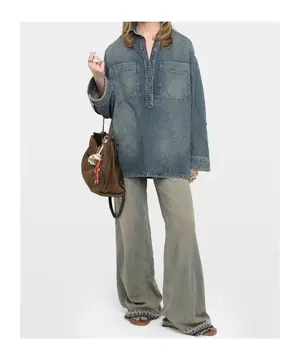Zadig&Voltaire Long-sleeved Denim Shirt