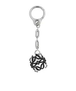 Loewe Scarabeo Anagram Charm - Silver/black