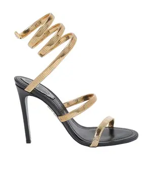 Rene Caovilla Embellished Stiletto Heeled Sandals - Multicolor