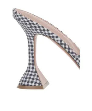 Amina Muaddi Square-toe High-heeled Sandals