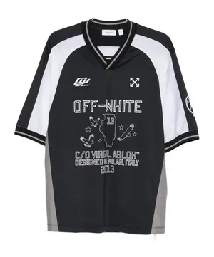 Off-white Paneled Activewear For Men
