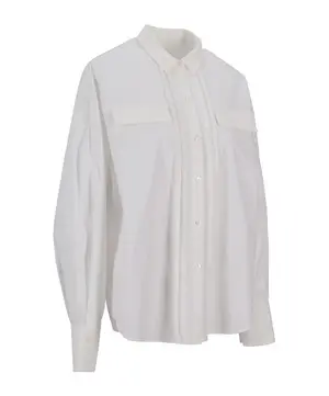 SHUSHU/TONG Cotton Shirt With Front Inserts
