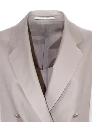 Tagliatore Bernice Double-breasted Sleeveless Blazer - Gray