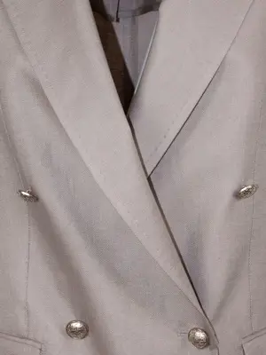 Tagliatore Bernice Double-breasted Sleeveless Blazer - Gray