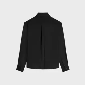 Celine Silk Twill Lavalliere Shirt