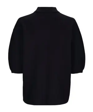 THE FRANKIE SHOP Nola Knit Polo Top