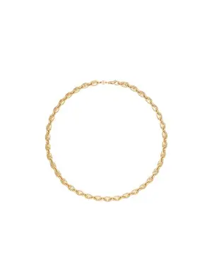 Tory Burch Gemini Link Chain Necklace - Light Brass