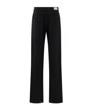 ICON DENIM LOS ANGELES Jodie Wide Straight-leg Jeans - Black