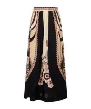 La DoubleJ Printed Maxi Skirt