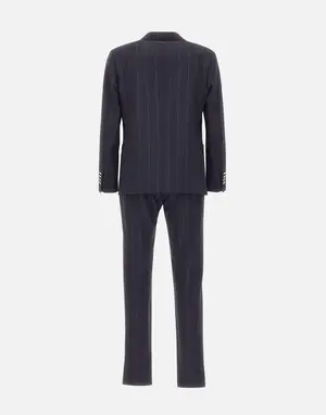 Eleventy Pinstripe Double-breasted Suit