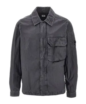 C.P. COMPANY Patch-pocket Overshirt - Black