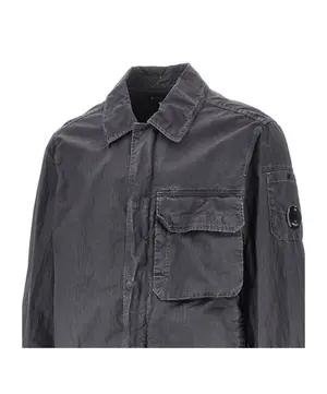 C.P. COMPANY Patch-pocket Overshirt - Black