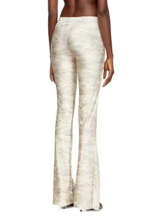DIESEL® P-affal Floral-print Trousers - Beige