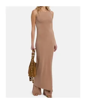 DONDUP Side Slit Sleeveless Maxi Dress
